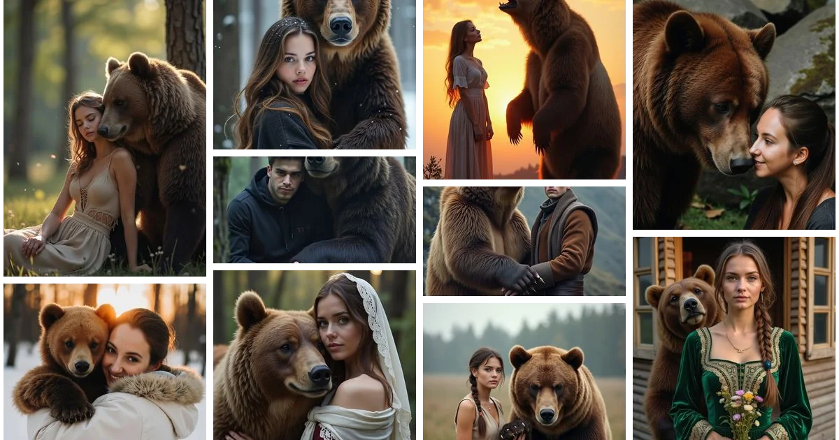 Фотосессия с медведем | Facee.ru